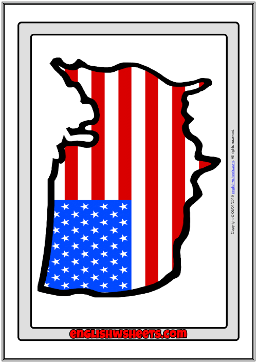 4th of July ESL Printable Flashcards Without Words