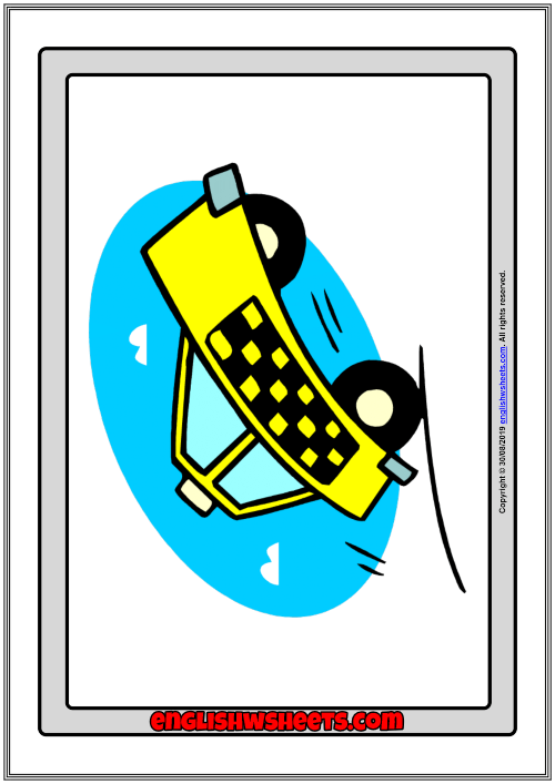 American British English ESL Flashcards Without Words