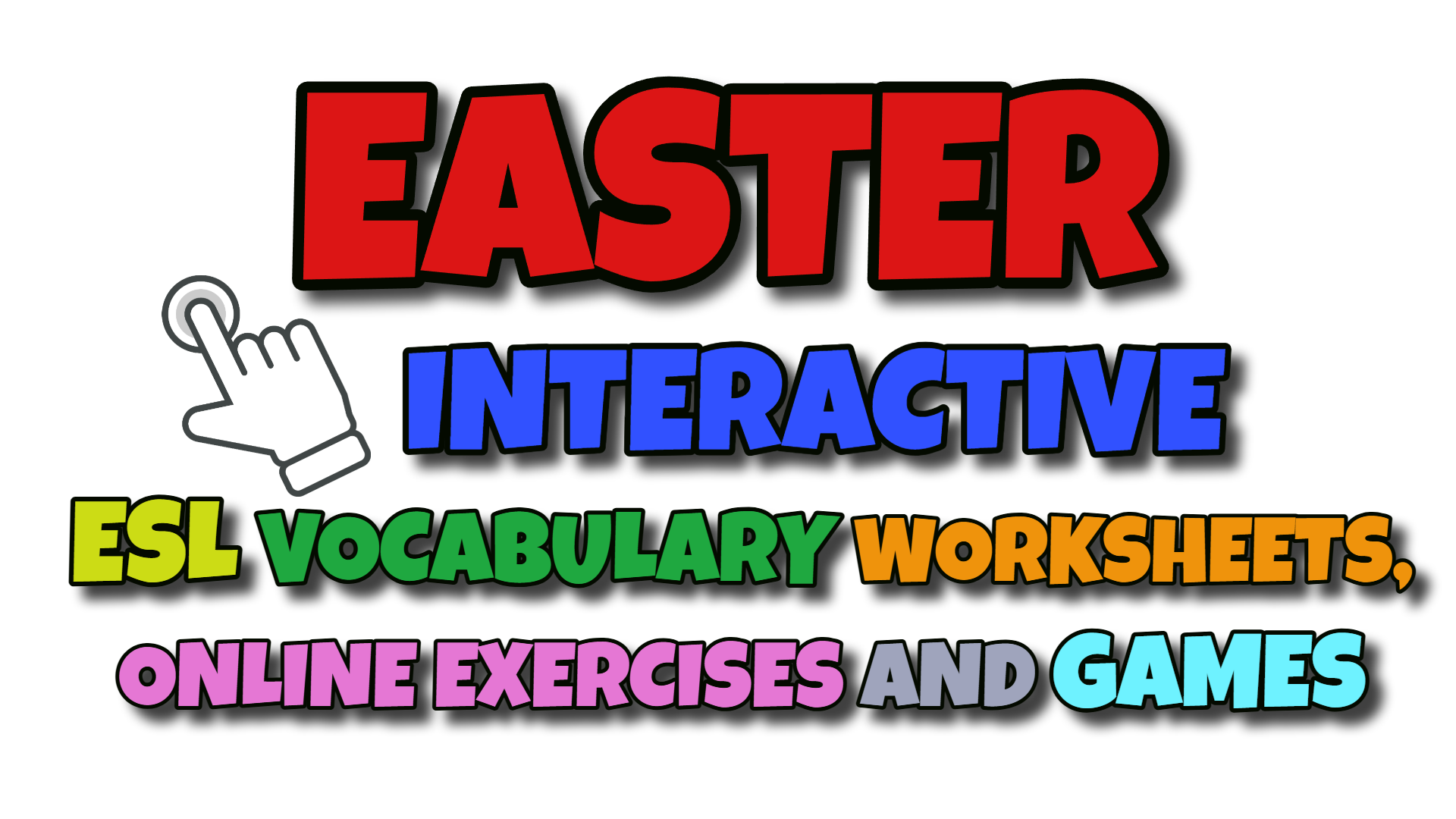 Easter ESL Interactive Vocabulary Worksheets