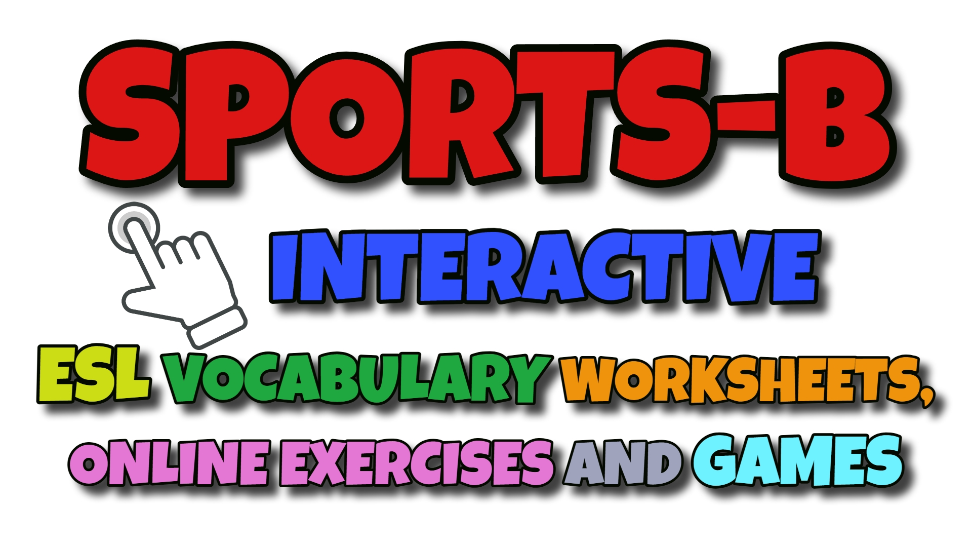 Sports ESL Interactive Vocabulary Worksheets (B)