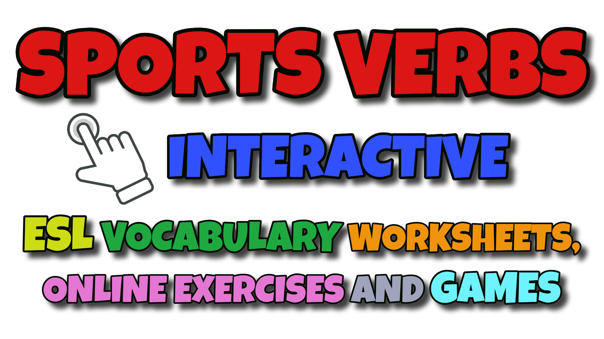 Sports Verbs ESL Interactive Worksheets