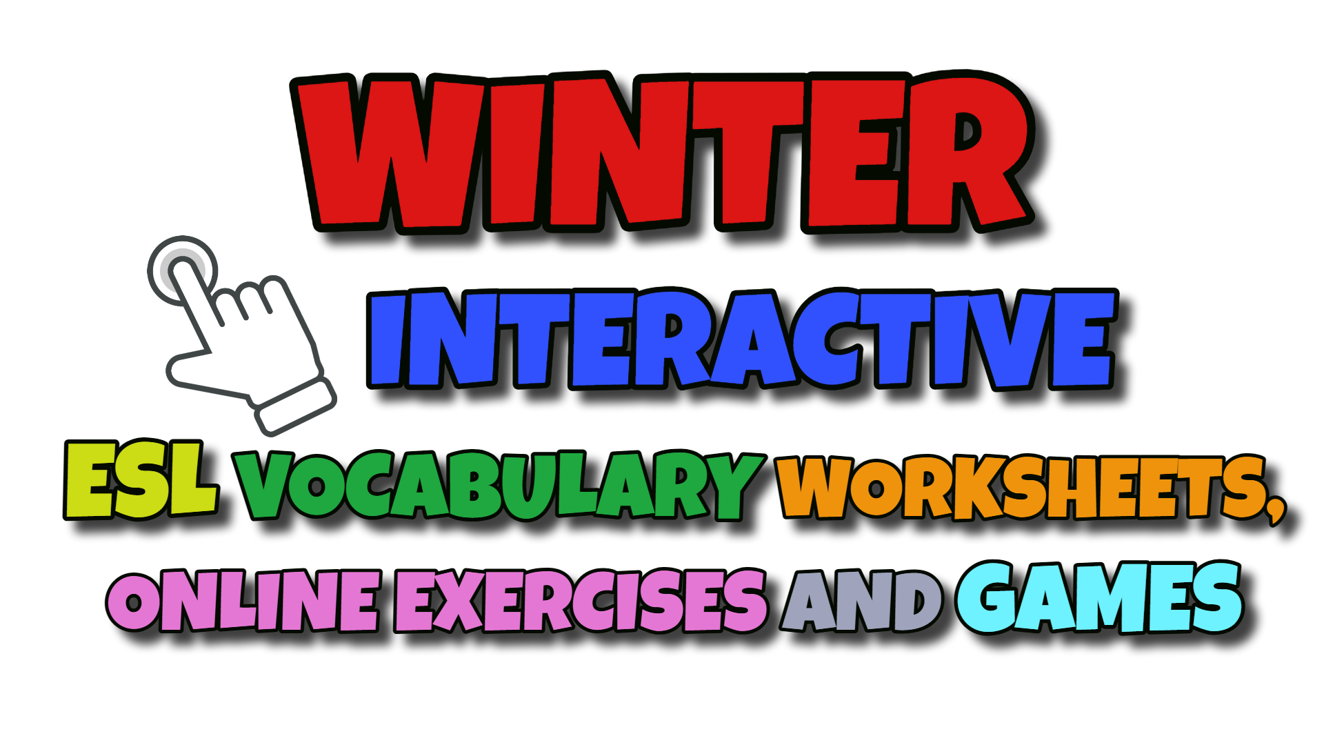 Winter ESL Interactive Vocabulary Worksheets