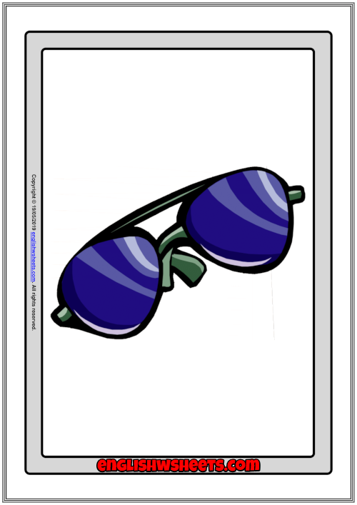 Accessories ESL Printable Flashcards Without Words for Kids