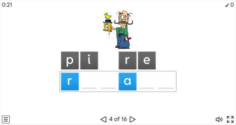 Action Verbs ESL Interactive Vocabulary Worksheets (C)