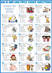 Am Is Are ESL Printable Worksheets