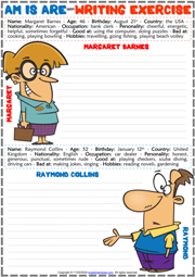 Am Is Are ESL Printable Worksheets