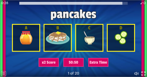 Breakfast ESL Interactive Vocabulary Worksheets