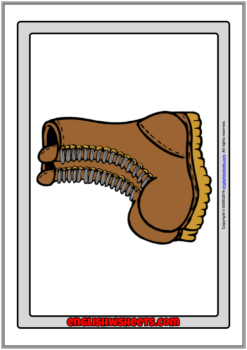 Camping ESL Printable Flashcards Without Words for Kids
