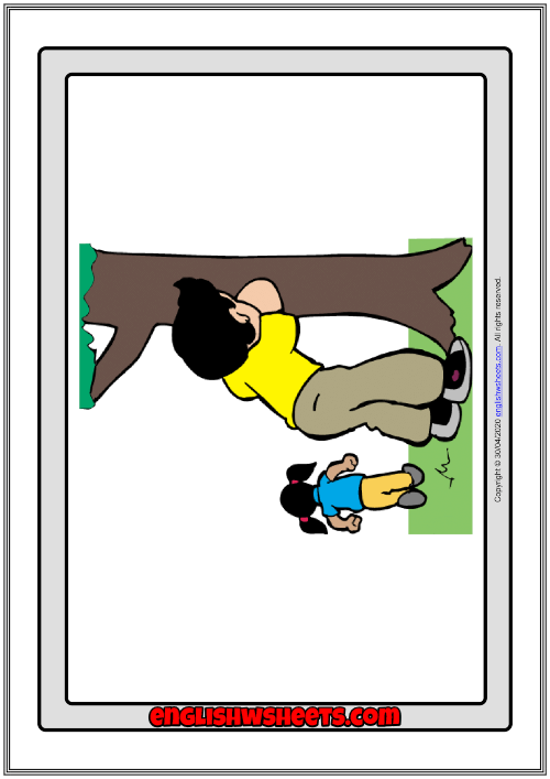 Children Games ESL Printable Flashcards Without Words