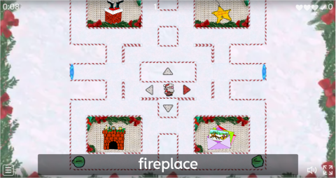 Christmas ESL Interactive Vocabulary Worksheets (A)