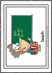 Classroom Verbs ESL Vocabulary Worksheets