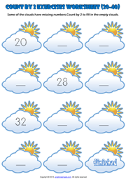 Grade 1 Counting Printable Maths Worksheets and Exercises