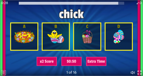 Easter ESL Interactive Vocabulary Worksheets