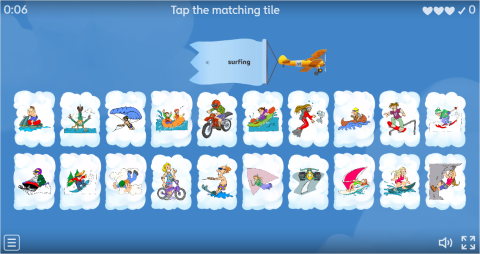 Extreme Sports ESL Interactive Vocabulary Worksheets