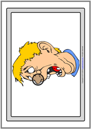 Face Parts ESL Vocabulary Worksheets