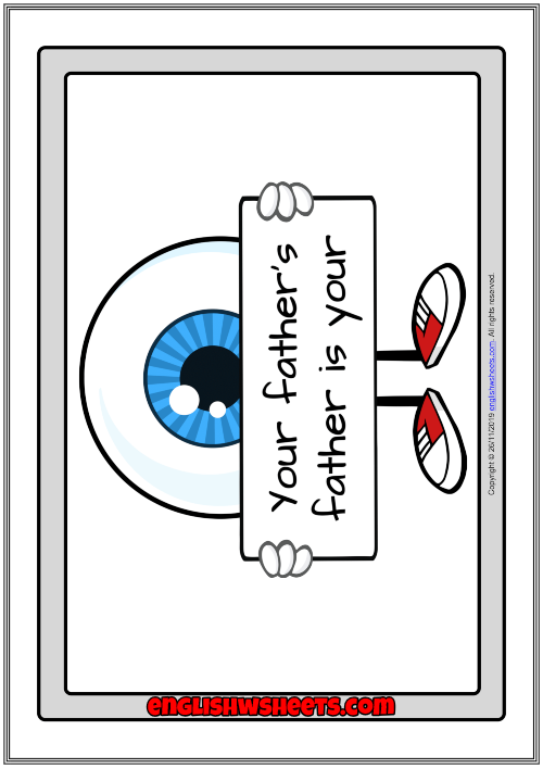 Family Members ESL Printable Flashcards Without Words