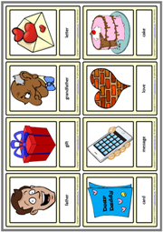 Father's Day ESL Vocabulary Worksheets