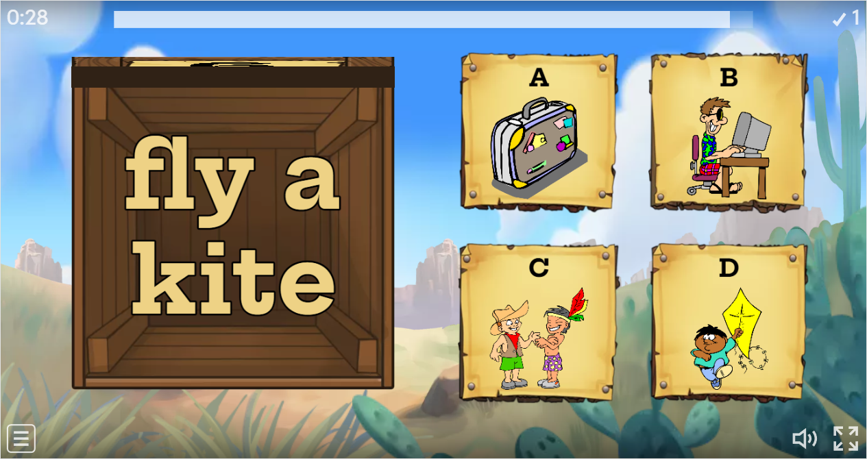 Free Time Activities ESL Open The Box Worksheet