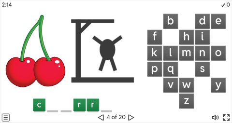 Fruits ESL Interactive Vocabulary Worksheets