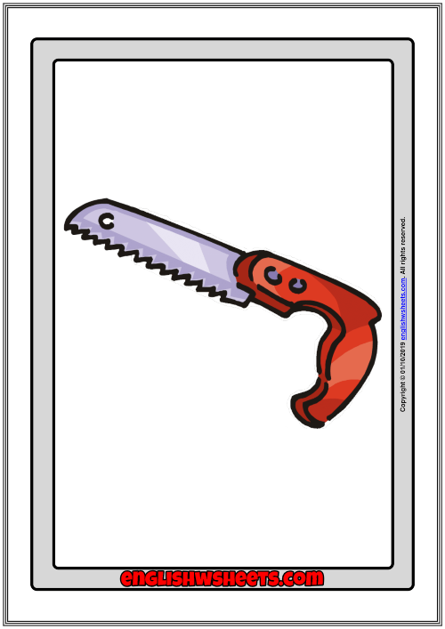 Gardening Tools ESL Printable Flashcards Without Words