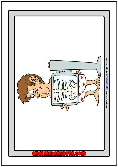 Hospital Vocabulary ESL Printable Flashcards Without Words