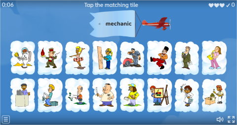 Jobs ESL Interactive Vocabulary Worksheets (B)