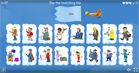 Jobs ESL Interactive Vocabulary Worksheets (E)