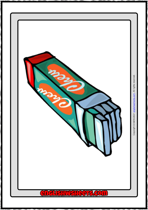 Junk Food ESL Printable Flashcards Without Words