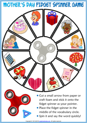 Mother's Day ESL Vocabulary Worksheets