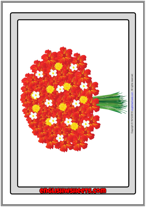 Mother's Day ESL Printable Flashcards Without Words