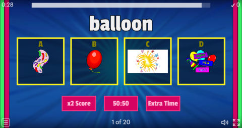 New Year's Eve ESL Interactive Vocabulary Worksheets