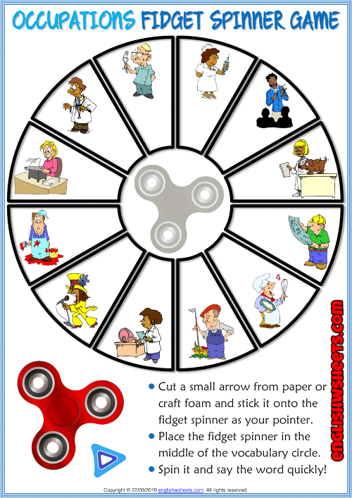 Esl Games For Kids Occupations Kids Matttroy