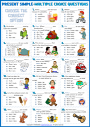 Present Simple Tense ESL Worksheets