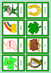 St. Patrick's Day ESL Vocabulary Worksheets