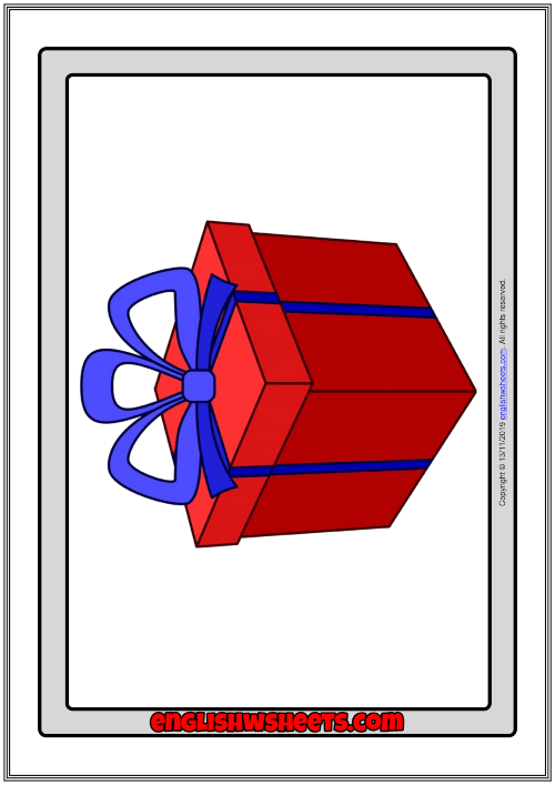 Shopping Vocabulary ESL Printable Flashcards Without Words
