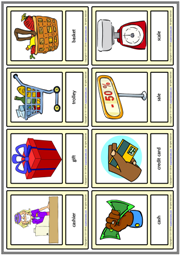 Shopping ESL Vocabulary Worksheets
