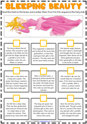 Sleeping Beauty ESL Reading Comprehension Worksheets