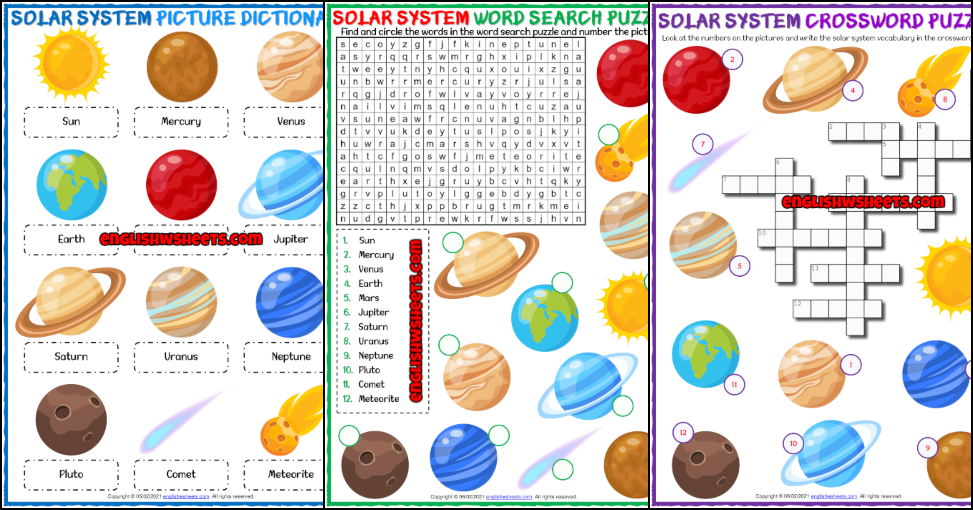 Unscramble Solar System