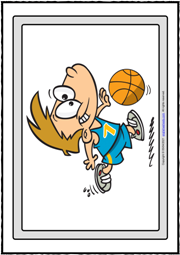 Sports Verbs ESL Printable Flashcards Without Words