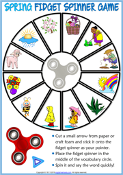 Spring ESL Vocabulary Worksheets