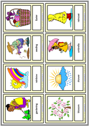 Spring ESL Vocabulary Worksheets