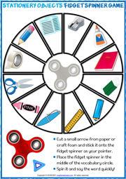 Stationery Objects ESL Vocabulary Worksheets