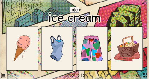 Summer ESL Interactive Vocabulary Worksheets