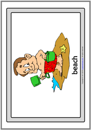 Summer ESL Vocabulary Worksheets