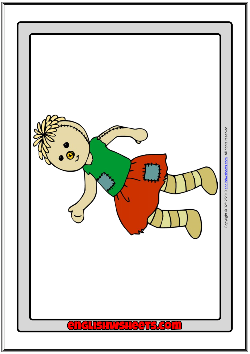 Toys ESL Printable Flashcards Without Words for Kids