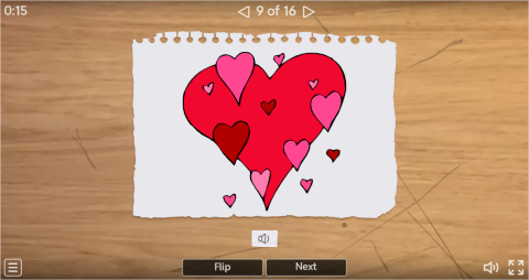 Valentine's Day ESL Interactive Vocabulary Worksheets